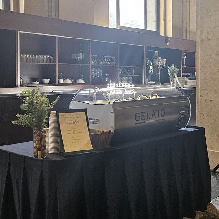 Tabletop Gelato Display - ISA Tecfrigo Microgel Collection - Gelateria ...